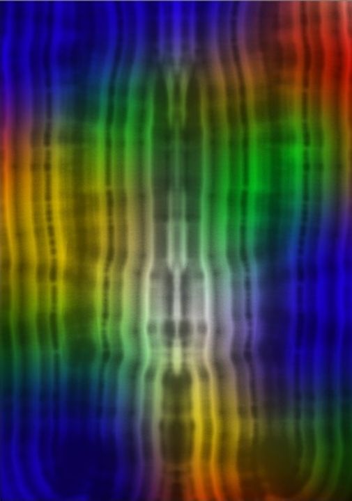 Rainbow scale - Andromeda - Digital Art & AI, Abstract, Color - ArtPal
