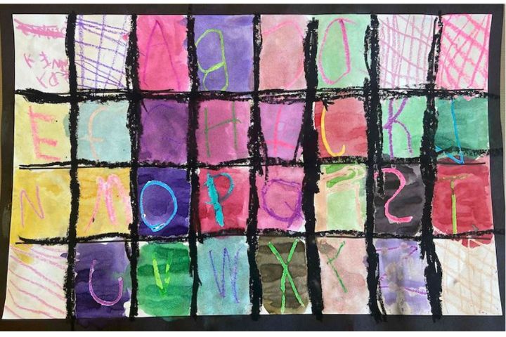 Alphabet Painting Art - LASKOS Art - Paintings & Prints, Childrens Art ...
