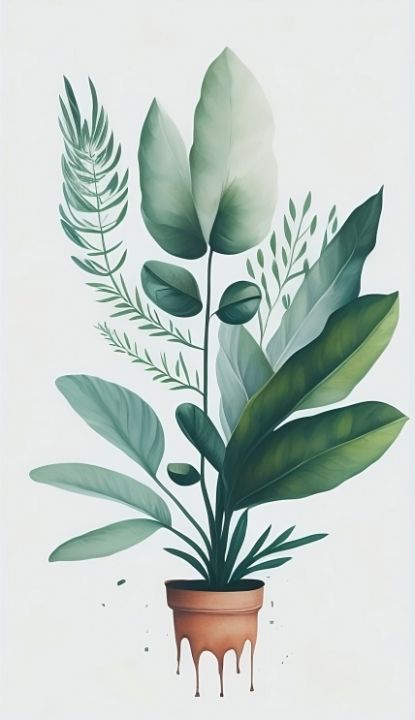 Plants Wall Art Printable - BeautyOfWalls - Paintings & Prints, Flowers ...