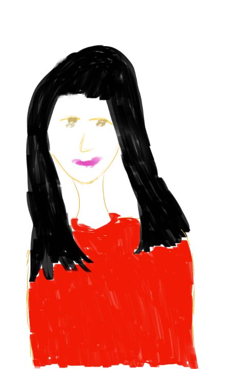 Girl in Red - Grace Cha - Digital Art Gallery - Digital Art & AI ...