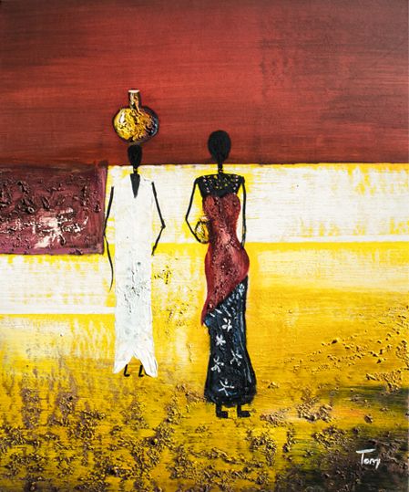 Amaka - Khari Gallery - Paintings & Prints, Ethnic, Cultural, & Tribal ...