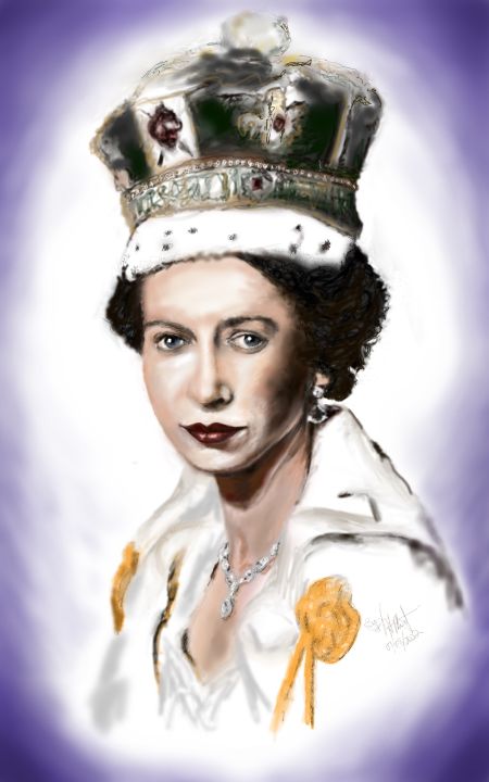 Remembering Queen Elizabeth II - Paintings and Photos - Drawings ...