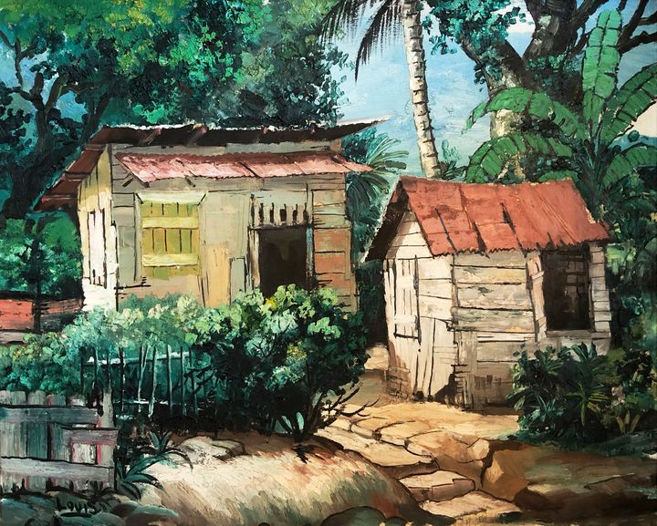 Outside Kitchen | Dominica - Gallery Artemeta - Paintings & Prints ...