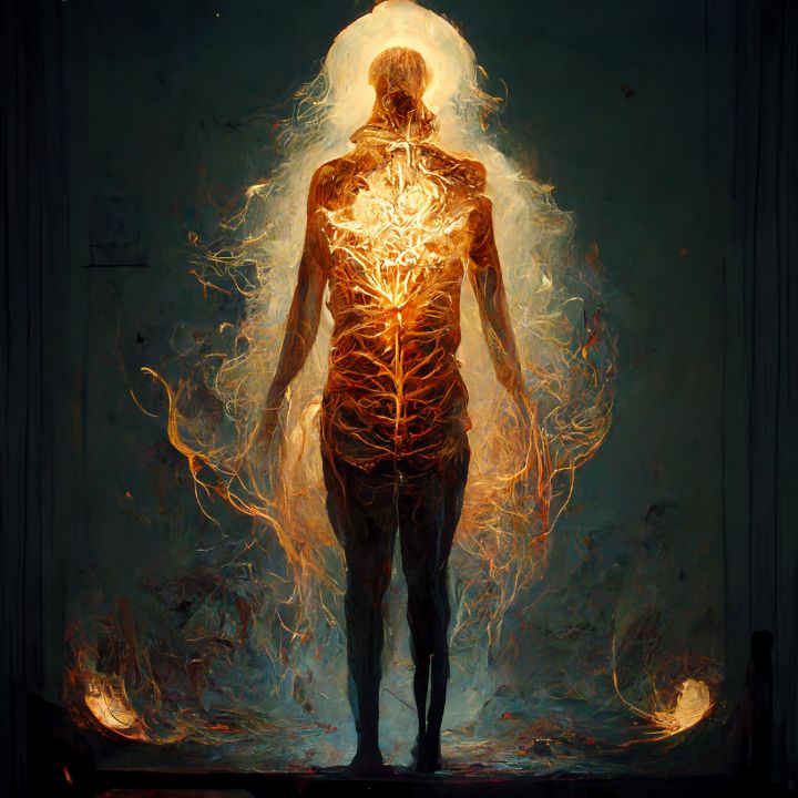 burn man - sarramedj - Paintings & Prints, Fantasy & Mythology, Magical ...