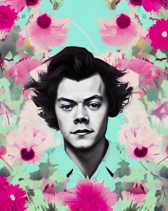 harry styles portrait - sarramedj - Drawings & Illustration, People ...