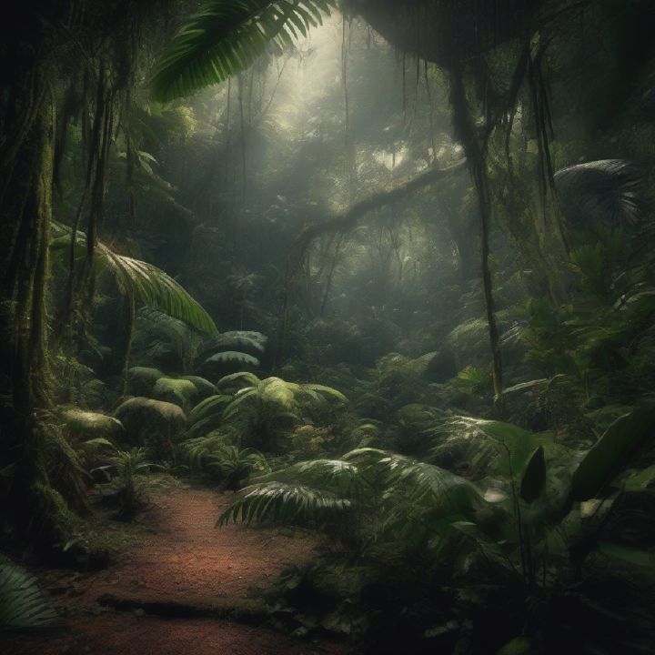 inside the jungle - shadowfire - Digital Art & AI, Landscapes & Nature ...