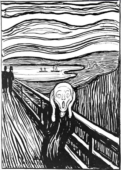 Edvard Munch The Scream Of Nature - Art By Kelsey - Paintings & Prints ...