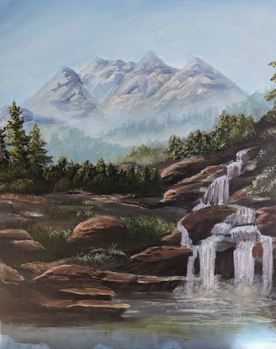 Mountain View - Jessie's Creations - Paintings & Prints, Landscapes ...