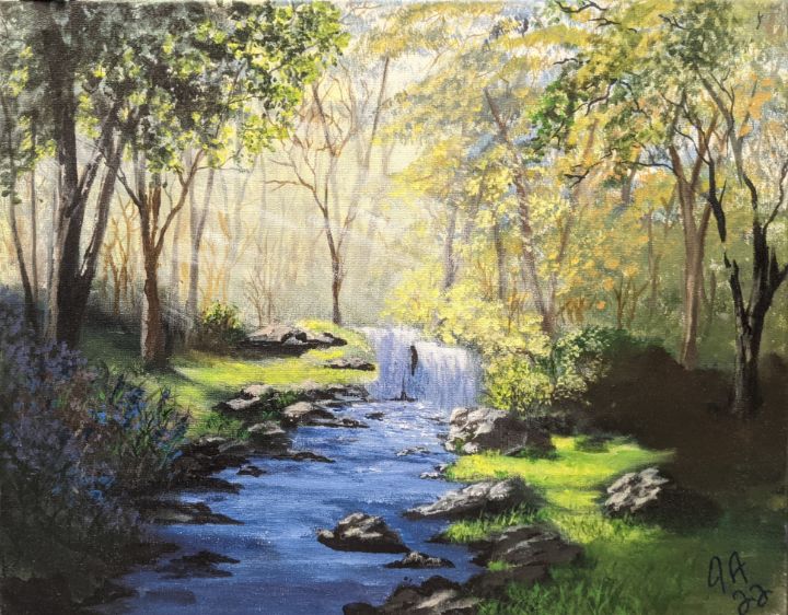 Sunlit - Jessie's Creations - Paintings & Prints, Landscapes & Nature ...