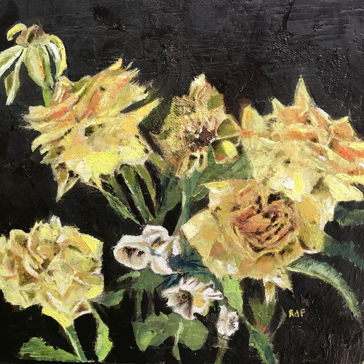 Wilting roses - rebecca - Paintings & Prints, Flowers, Plants, & Trees ...