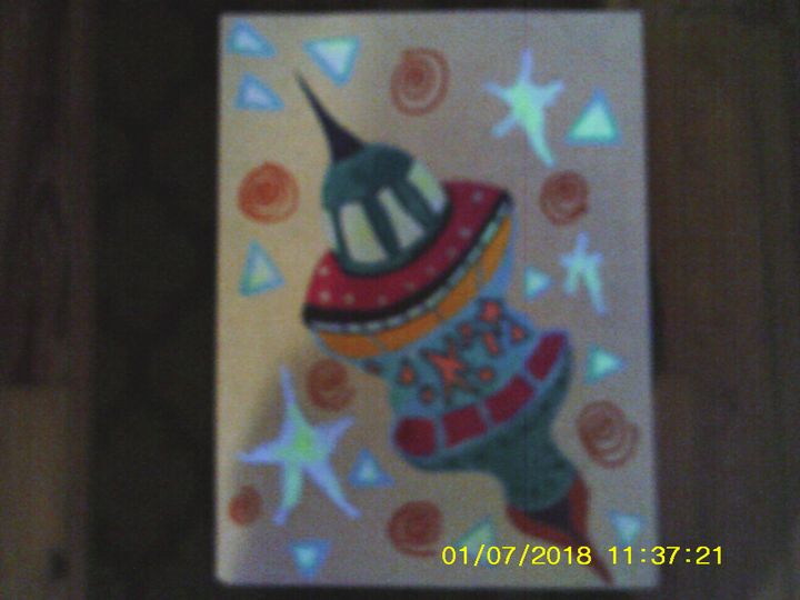 blacklight ufo - Christopher Forney - Drawings & Illustration ...