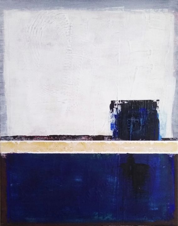 Golden Line - Axel Art - Paintings & Prints, Abstract, Color - ArtPal