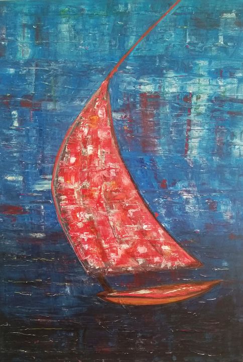 Sailing in Thailand - Axel Art - Paintings & Prints, Abstract, Other ...