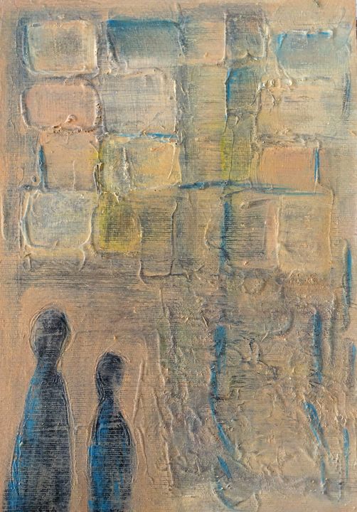 The Wall - Axel Art - Paintings & Prints, Abstract, Color - ArtPal