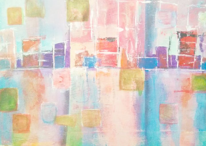 My Street - Axel Art - Paintings & Prints, Abstract, Color - ArtPal