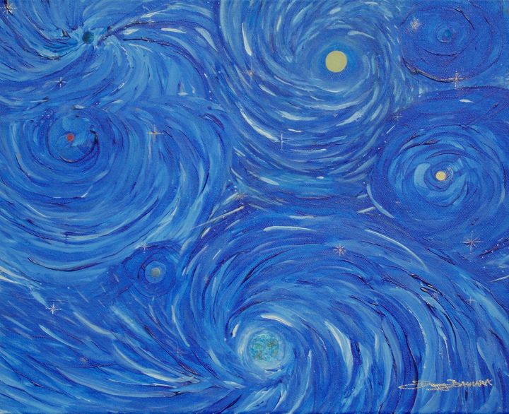 CELESTIAL #5 - Doug Bashara - Paintings & Prints, Astronomy & Space ...