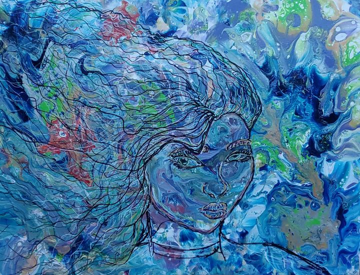 Untitled 5 - Deja's View - Paintings & Prints, Abstract, Other Abstract ...