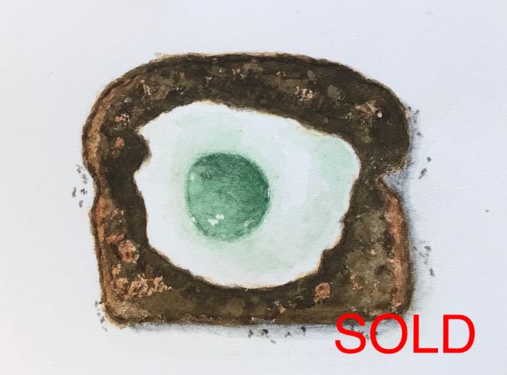 Green Egg on Burnt Toast - Addison - Paintings & Prints, Still Life ...