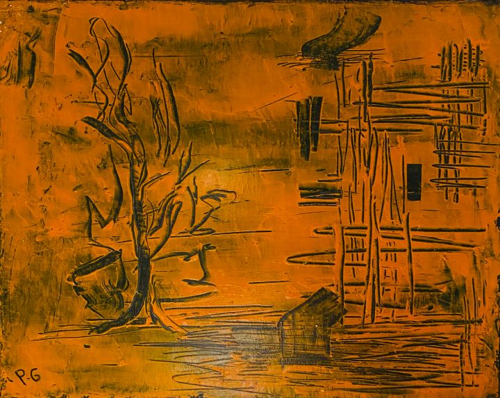 The Balancing Tree - The Pari studio - Paintings & Prints, Abstract ...