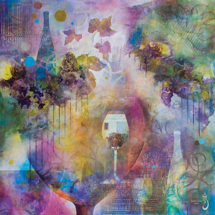 WINE TIME - Jackie Gray Art - Paintings & Prints, Food & Beverage ...