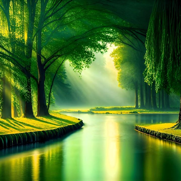 "The Hidden Grove" - Niko’s Art Gallery - Paintings & Prints ...