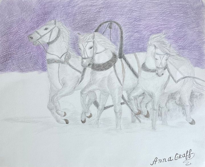 Russian troika - Anna’s Graffics and art - Drawings & Illustration ...