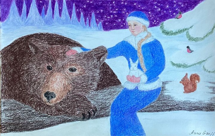 The Snow Maiden/Snegurochka - Anna’s Graffics and art - Drawings ...