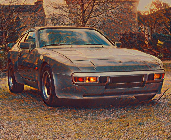 Porsche 944 - Vintage Designs - Digital Art & AI, Vehicles ...