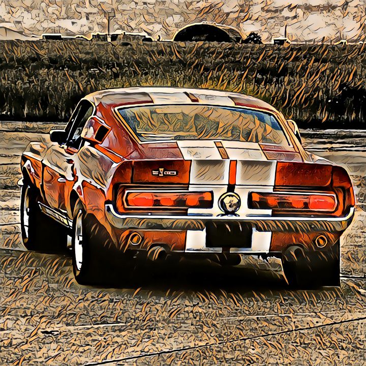 Ford Mustang - Vintage Designs - Photography, Vehicles & Transportation ...