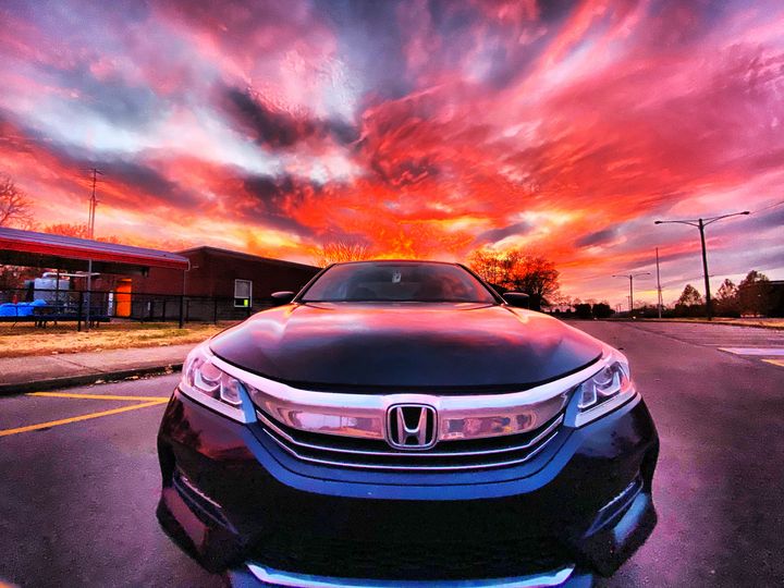 Photo of my car with the sunset - Cart0r - Photography, Vehicles ...