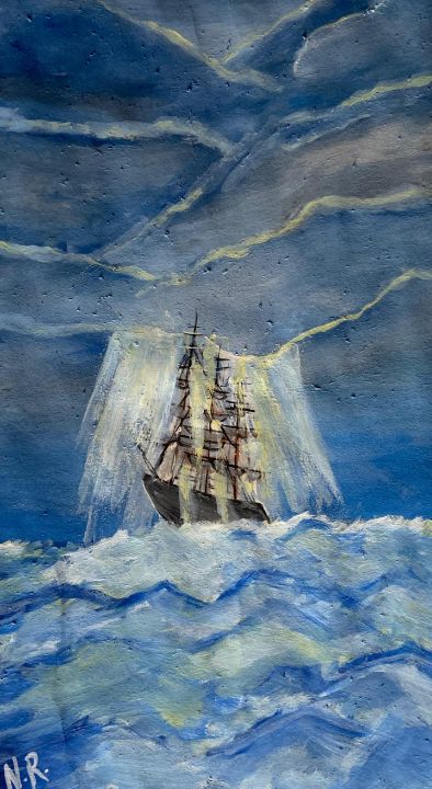 Ray Upon Ship - NATS - Paintings & Prints, Landscapes & Nature, Beach ...