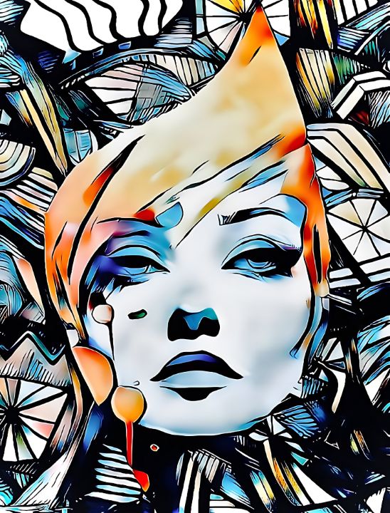 Nocturnal Abstract - NocturnalAbstract.com - Paintings & Prints, Abstract, Collage - ArtPal