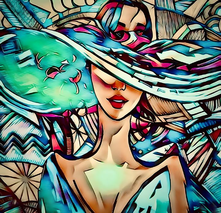 Nocturnal Abstract - NocturnalAbstract.com - Digital Art & AI, Abstract, Color - ArtPal