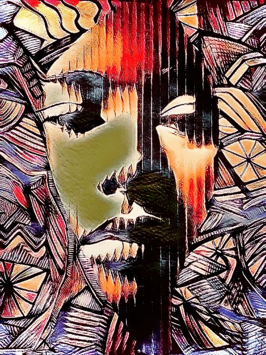 Nocturnal Abstract - NocturnalAbstract.com - Digital Art & AI, Abstract, Color - ArtPal