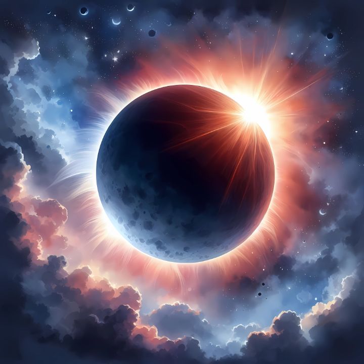 Solar EclipseThis nature beauty art, - United art forge - Digital Art ...