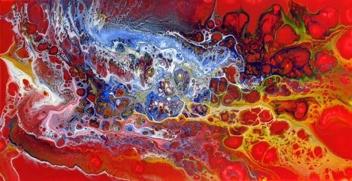 Abstract Running Art