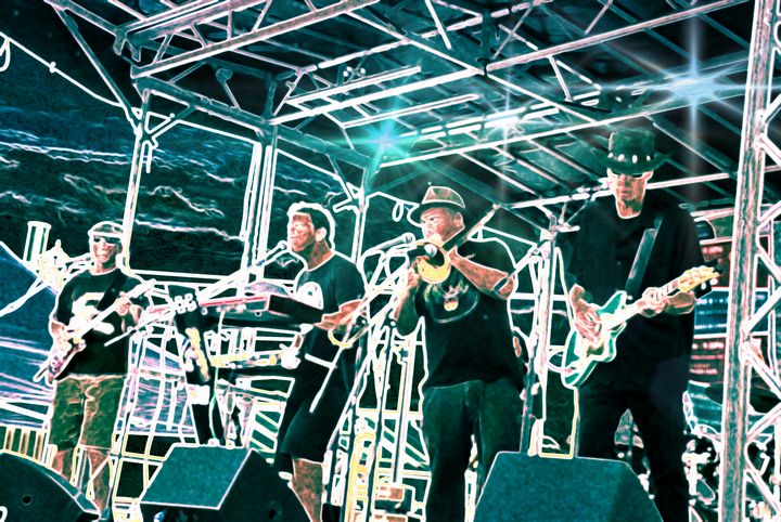 Digital Art The Band Takes The Stage - David Finch - Digital Art & AI ...