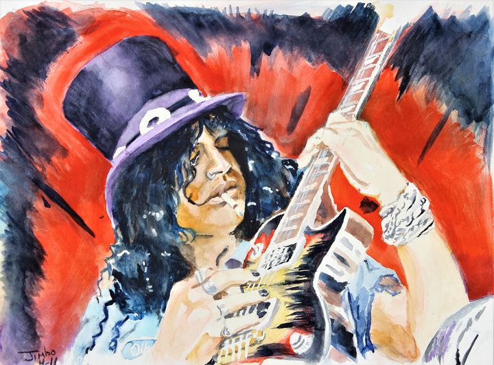 Slash in Watercolor - Jimbo Studio - Paintings & Prints, People ...