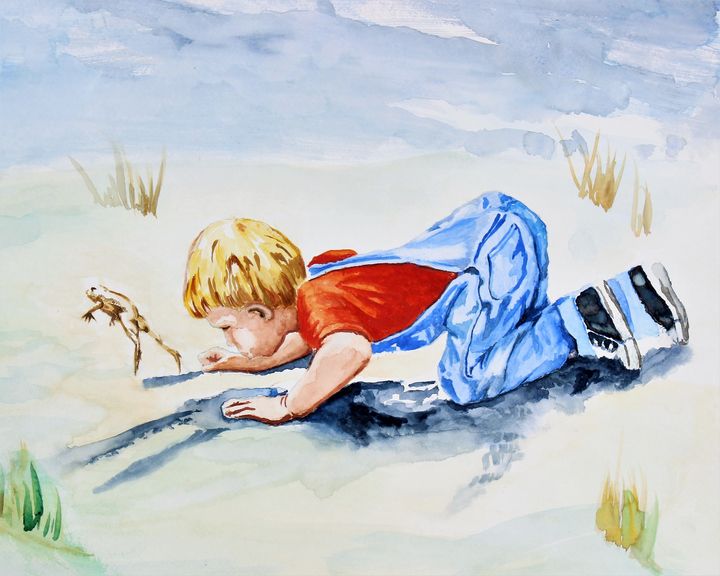 Frog Race - Jimbo Studio - Drawings & Illustration, Childrens Art ...