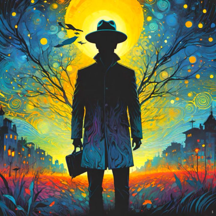 A Mysterious Stranger - Designs By Nimros - Digital Art & AI, People ...