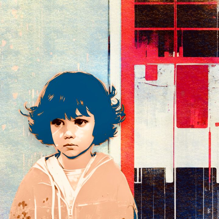 A Very Serious Child - Designs By Nimros - Digital Art & AI, People ...
