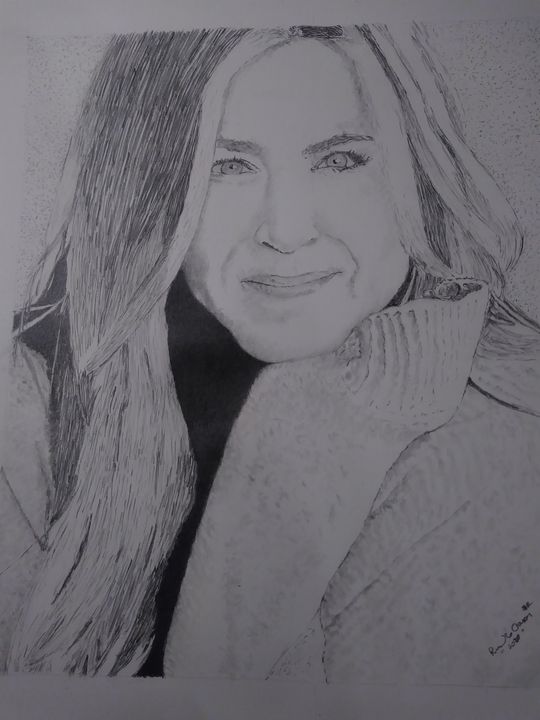 Jennifer Aniston - DRAWINGS BY RAY - Drawings & Illustration ...