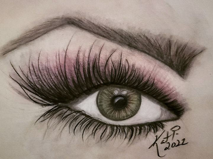 Kats Eye - Kat Preston Art - Drawings & Illustration, Still Life, Other ...