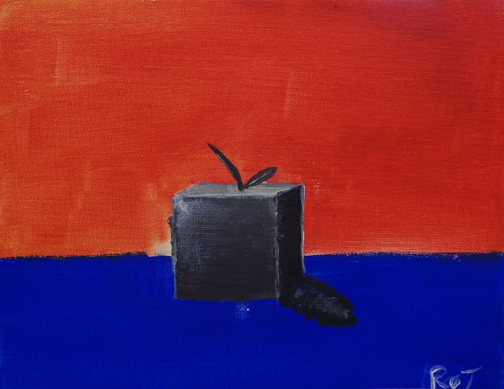 Minimalist Nutrition - Rot - Paintings & Prints, Abstract, Color - ArtPal