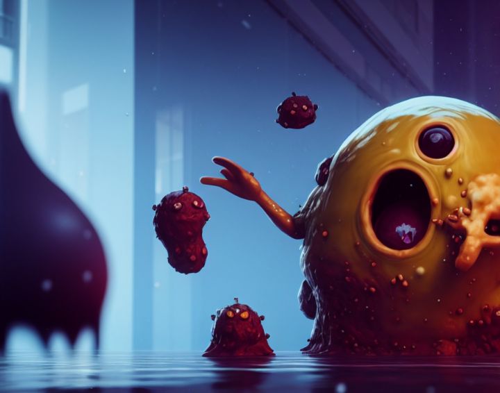 Cybernetic Gloop - Weird Electric Sheep - Digital Art, Science ...