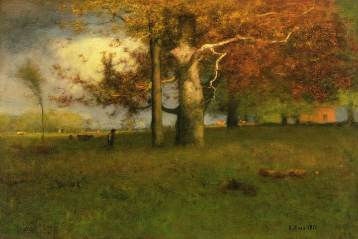 George Inness~Early Autumn, Montclai - Treasury Classic - Paintings ...