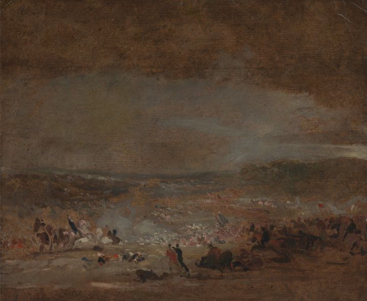 George Jones~Study for'Battle of Wat - Treasury Classic - Paintings ...