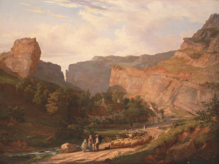 George Vincent~A View of Cheddar Gor - Treasury Classic - Paintings ...