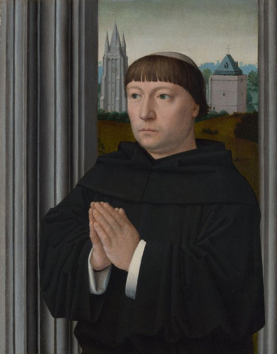 Gerard David~An Augustinian Friar () - Treasury Classic - Paintings ...