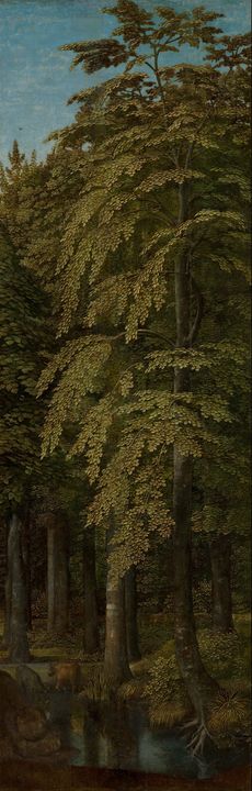 Gerard David~Wooded Landscape - Treasury Classic - Paintings & Prints ...